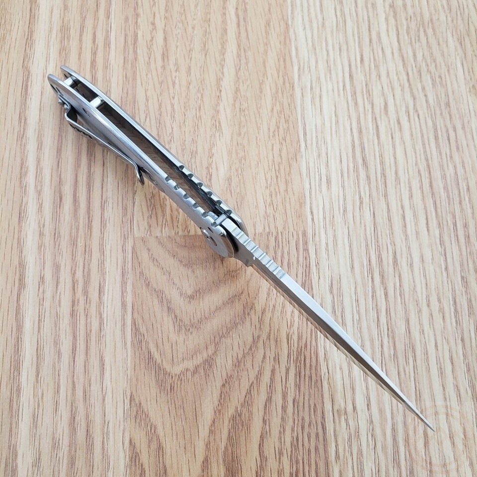 Smith & Wesson Executive Folding Knife 3" Carbon Steel Blade Stainless ...