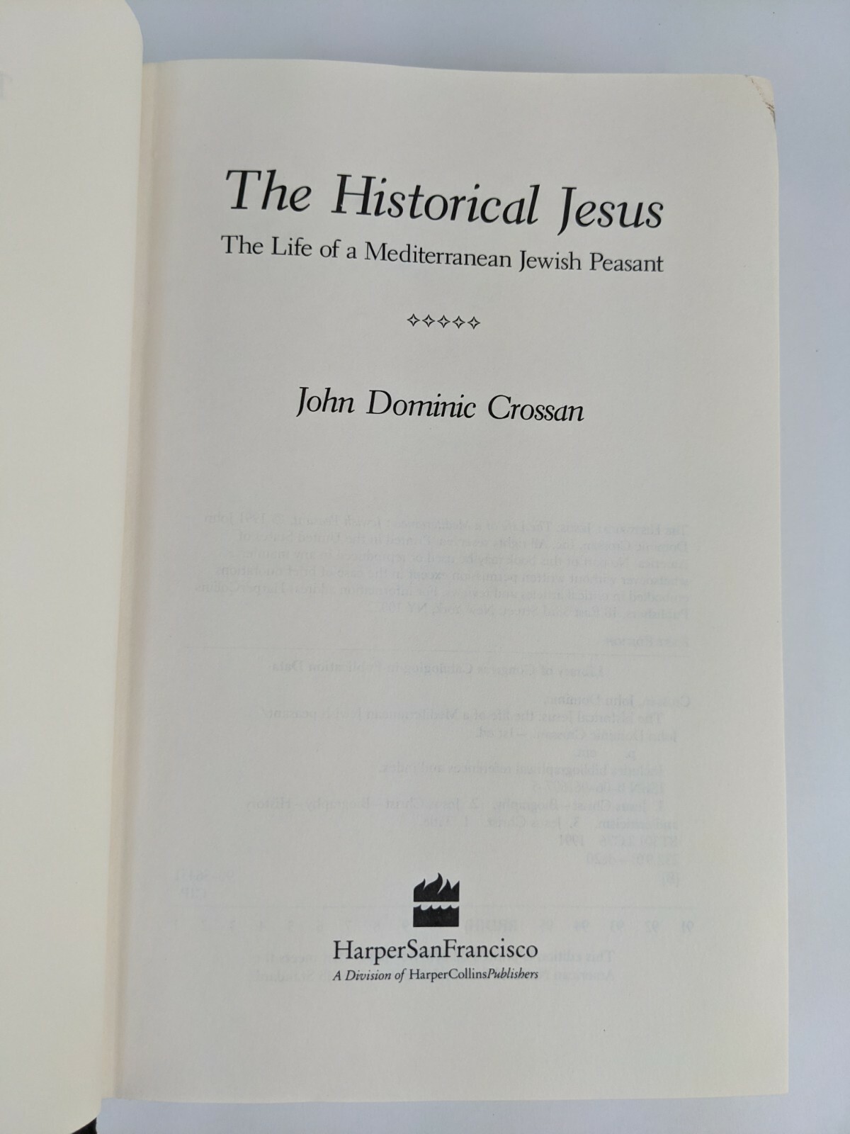 The Historical Jesus : The Life of a Mediterranean Jewish Peasant by ...