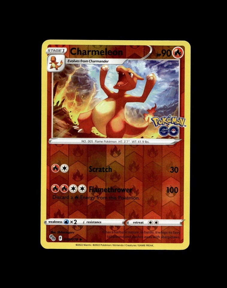 Charizard Charmander Charmeleon Pokemon Card! Holo/Reverse Holo Rare EX ...