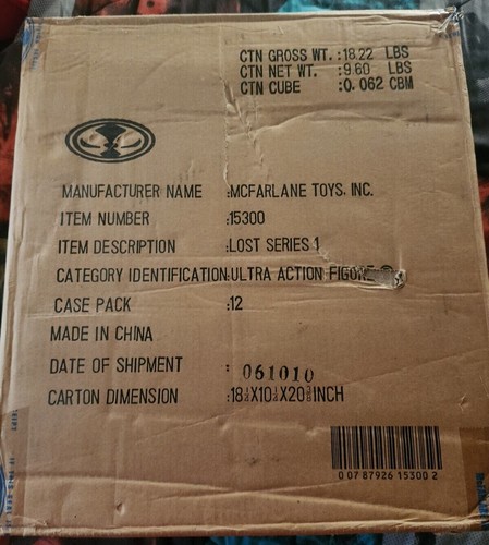 McFarlane Lost Action Figures Series 1 SEALED CASE! Jack Locke Charlie ...