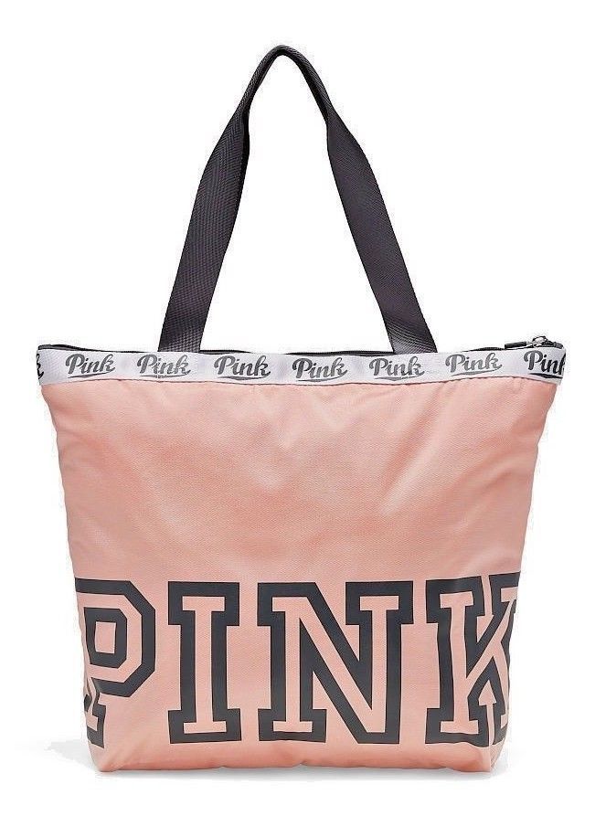 Victoria's Secret PINK Zip Top Tote Bag | eBay