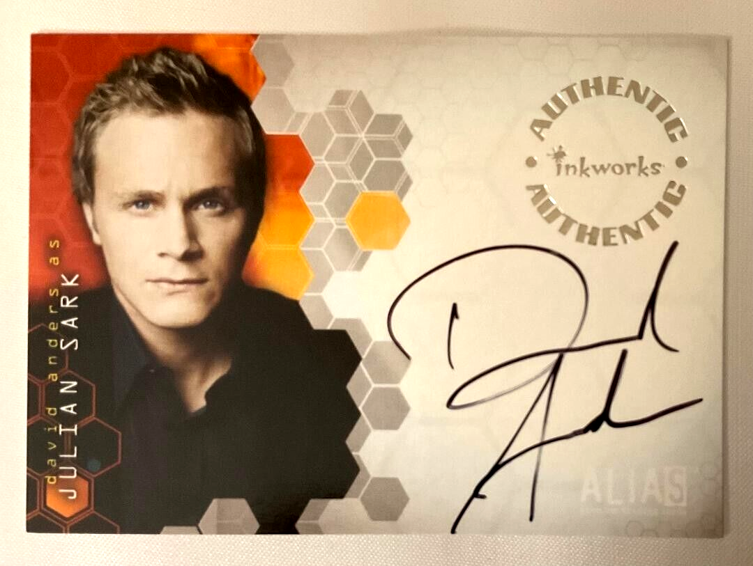 Alias Season 2 Autograph Card A19 David Anders as Julian Sark Inkworks ...