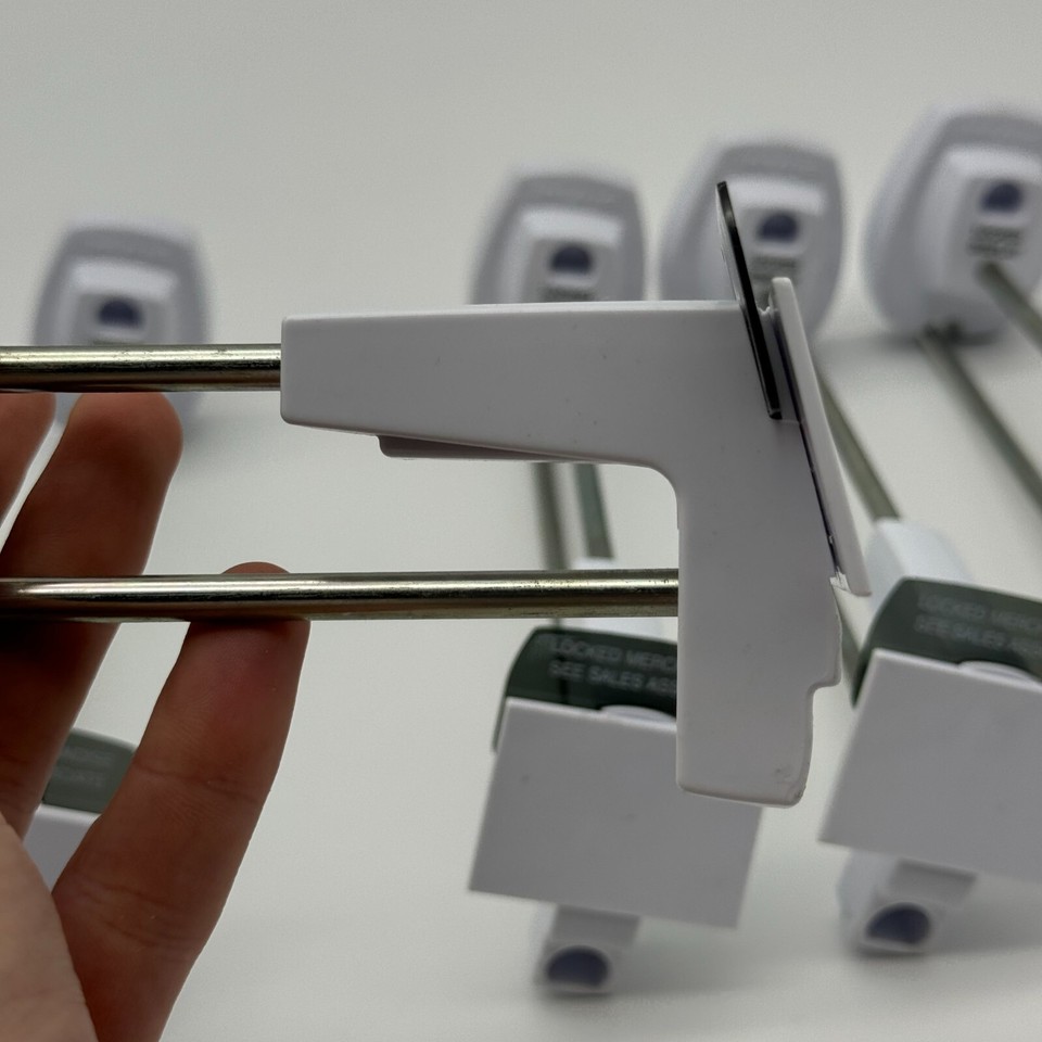 LOTS OF 5 INVUE SECURITY LOCKING HOOK 9 INCH SFL01 - PEG WALL SLAT NO ...