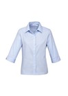 Biz Collection Ladies 100% Cotton Wrinkle Free Luxe 3/4 Sleeve Shirt ...