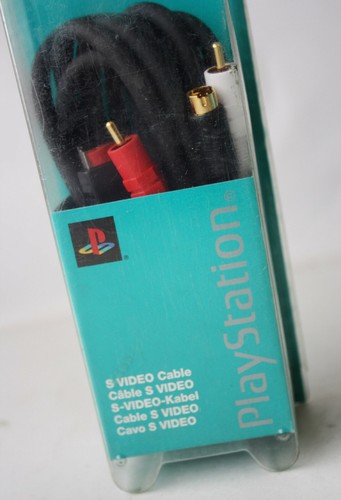 AUTHENTIC SONY PLAYSTATION PSONE PS2 S VIDEO CABLE SCPH 10060 E NEW NOS ...