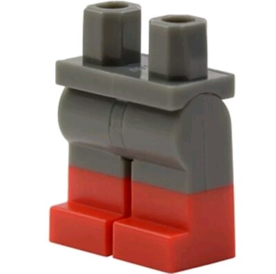 **NEW** LEGO Dual Molded Dark Bluish Gray Legs With Boots Minifigure ...