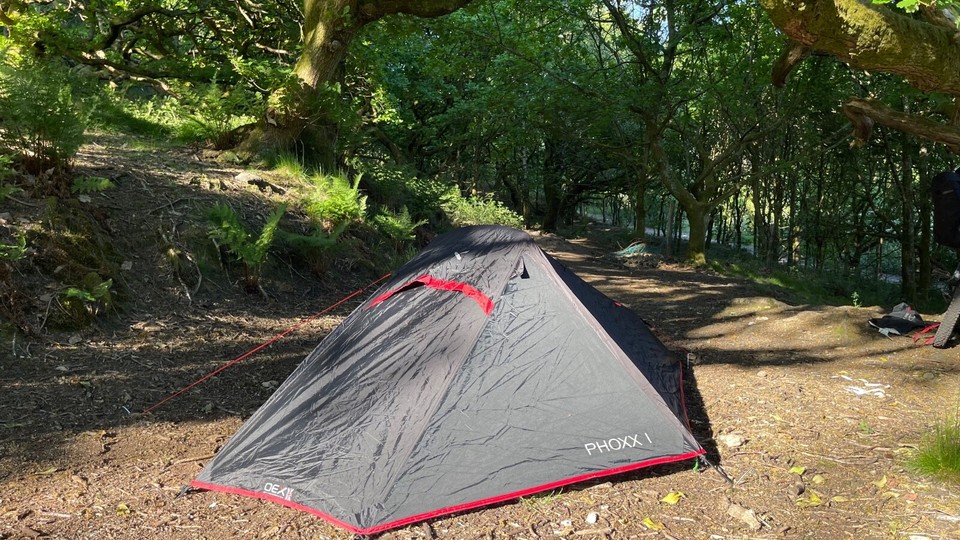 OEX PHOXX 1V1 Tent Black/Red Lightweight Camping | eBay UK
