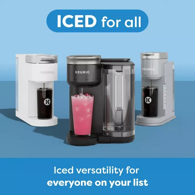 KEURIG K-ICED PLUS SINGLE-SERVE COFFEE MAKER AUTOMATIC SHUT-OFF 46 OZ ...