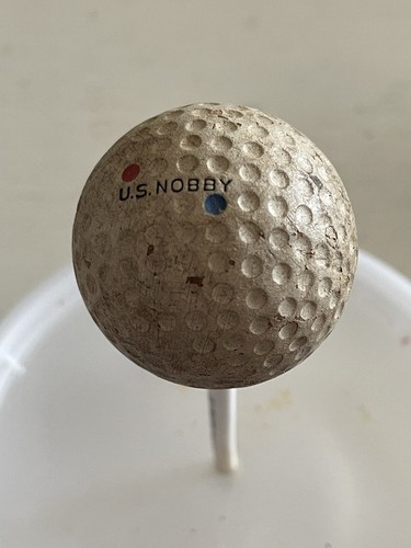 U.S. NOBBY Red & Blue Dots Vintage Golf Ball Collectible. | eBay