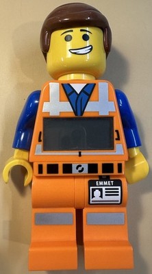 Lego The Lego Movie Emmet Light Up Digital Alarm Clock - Tested And ...