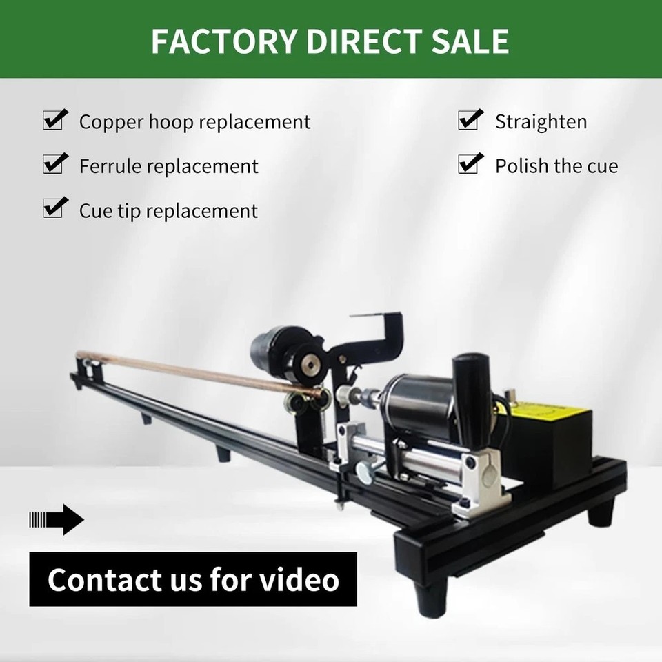 ROY billiard cue repair machine，cue tip replacement kit，7 in 1 Billiard ...