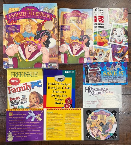 Disney's Hunchback of Notre Dame Animated Storybook CD PC Game 1996 ...