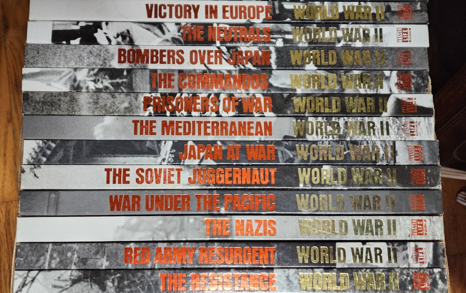 TIME LIFE WORLD WAR II BOOKS SELECT A VOLUME WWII COMPLETE YOUR SET ...