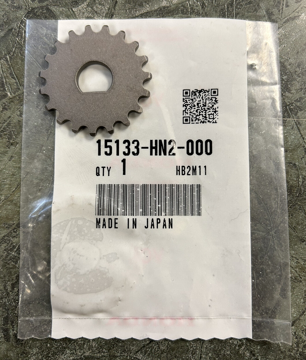 OEM Honda Oil Pump Sprocket (19T) Pioneer 700 TRX 500 650 680 15133-HN2 ...