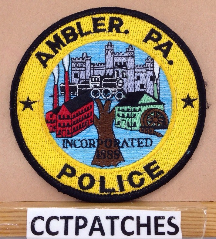AMBLER, PENNSYLVANIA POLICE WITH STARS SHOULDER PATCH PA | eBay
