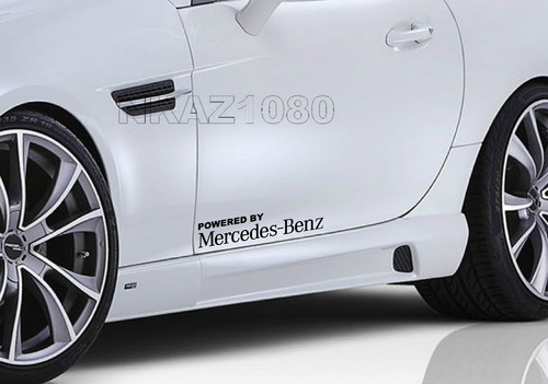Powered by Mercedes Benz Vinyl Decal Sport Racing sticker emblem logo ...