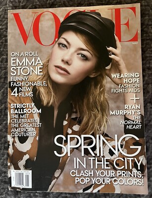 VOGUE Magazine MAY 2014 EMMA STONE Cover | eBay