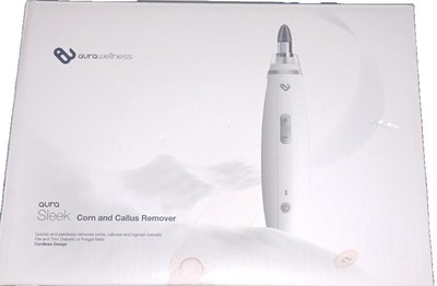 Aura Sleek Callus, Corn and Ingrown Toenail Remover, Cordless, 10 ...