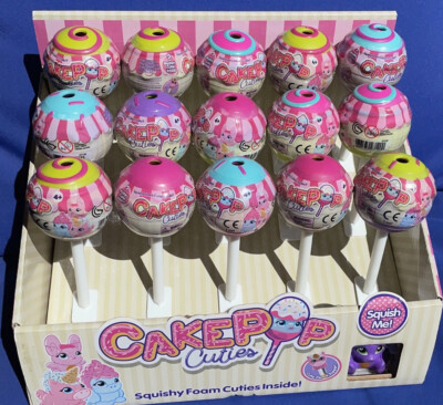 CAKE POP CUTIES ~ Cake Pops! Scented Toy Surprise Squishy Foam ~ 1 ...