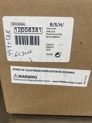 New OEM Genuine 12008381 Bosch Appliance Heat Pump | eBay