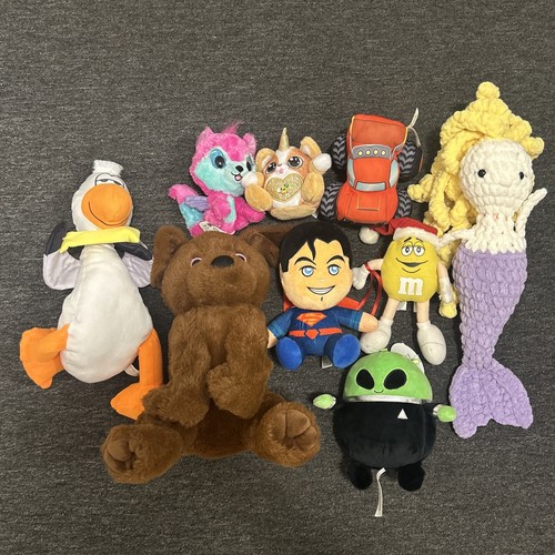 9 Lot Random plush Stuffed Animals (Most Light Use) | eBay