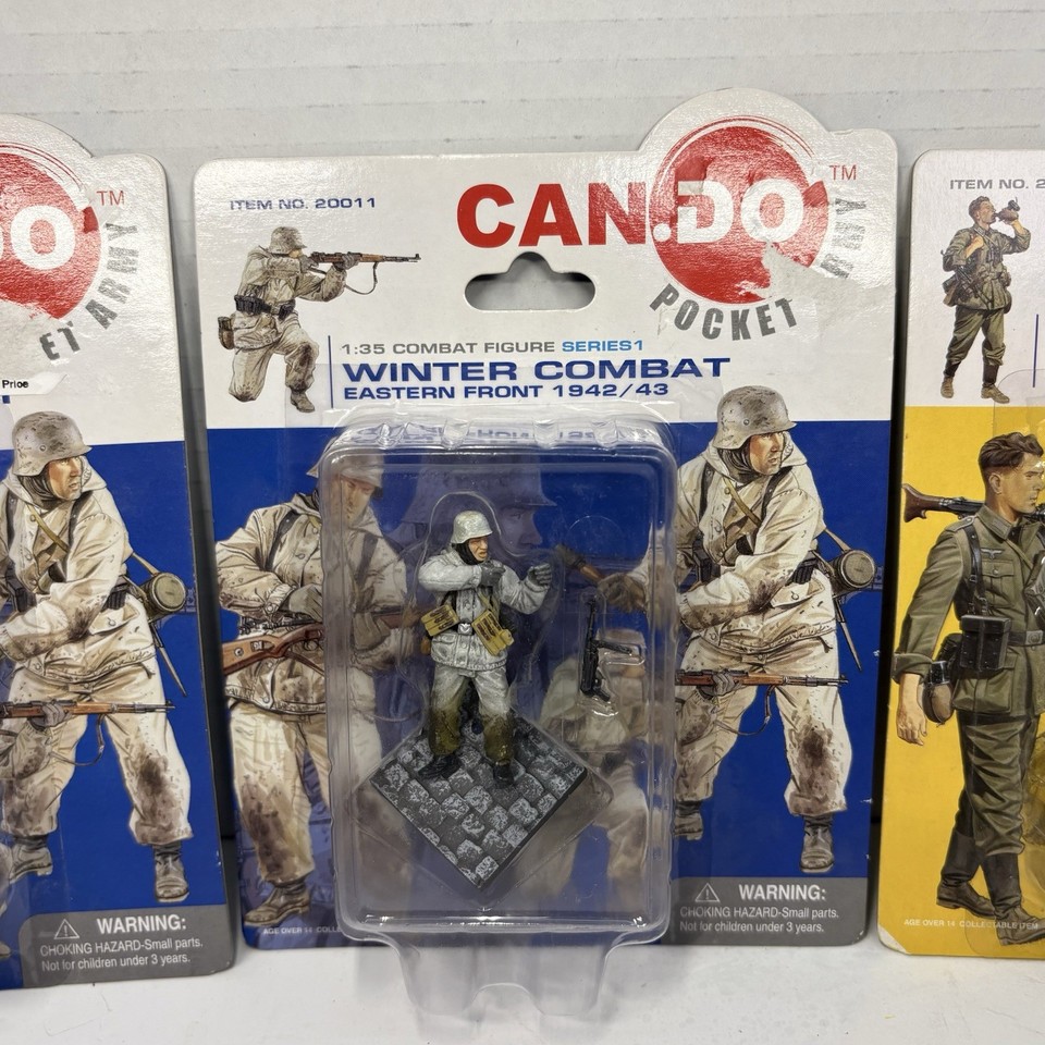 Lot of 5 - Can.Do Pocket Army 1:35 Figures. Winter Combat. Wehrmacht ...