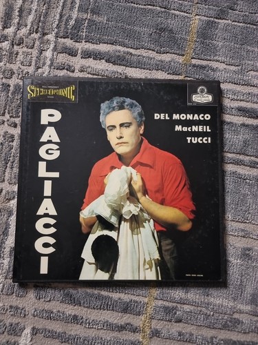 PAGLIACCI 2 LP BOX SET Del Monaco MacNeil Tucci A4237 Rare Vinyl Set ...