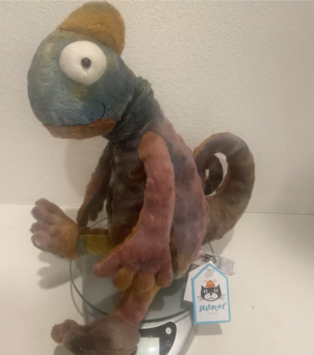 S Jellycat Colin Chameleon Stuffed Animal 13 Inches 9g1335 for sale ...