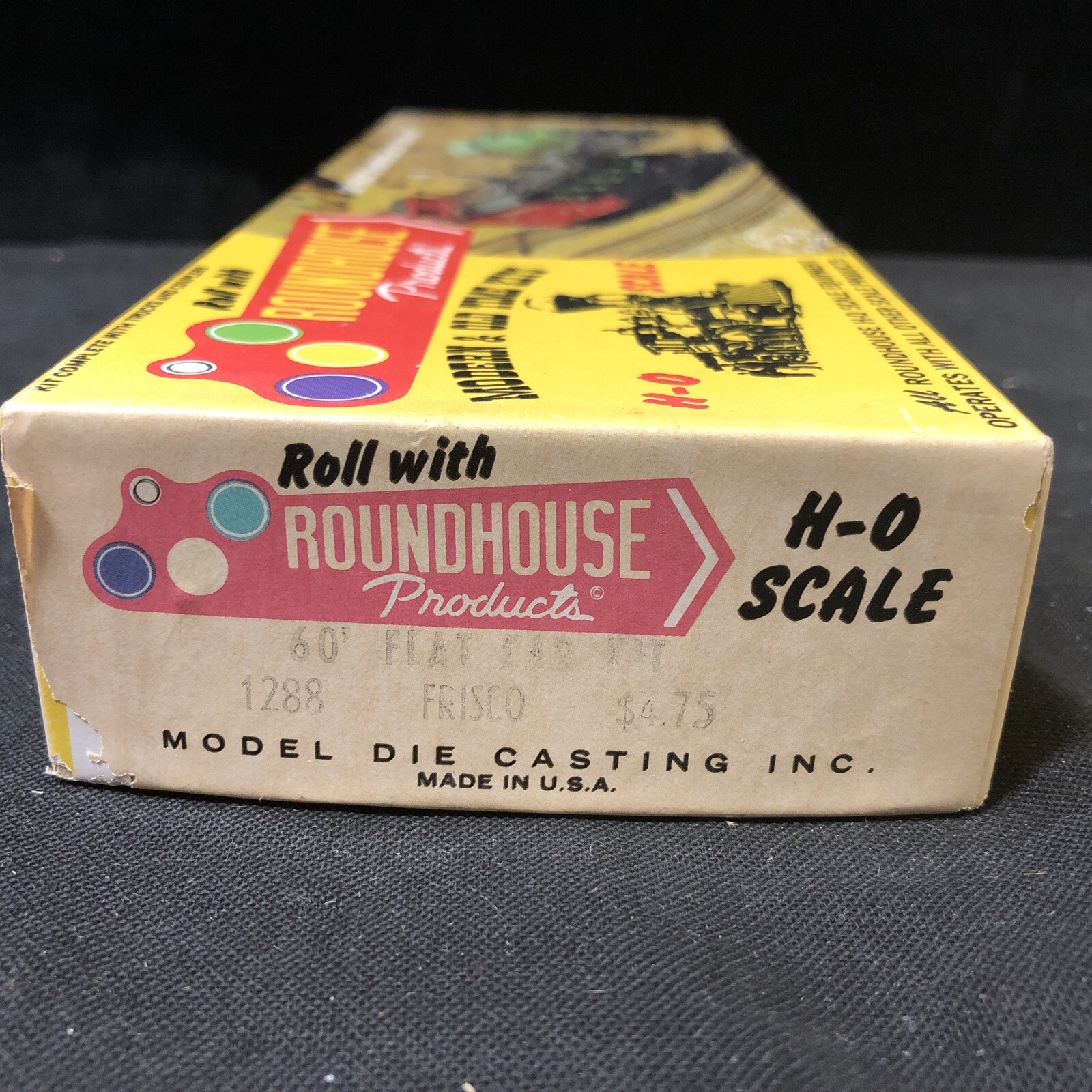 S555 Roundhouse HO Kit 1281 60' Flat Car Trailer Train MTTX 98101 for ...