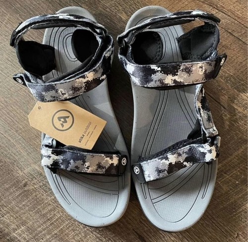 New Atika Outdoor Flexible Gray Black Sandals Hiking Sport Men’s Size ...