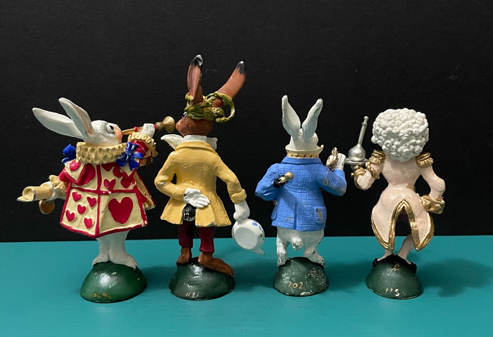 Hamilton Disney Collection Pewter 11 Alice in Wonderland Diorama Mini ...