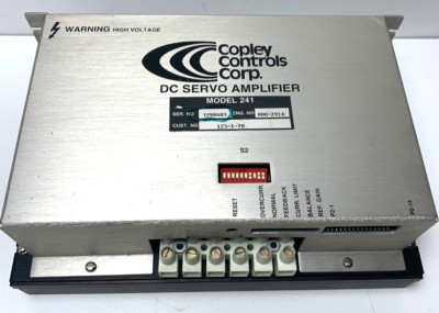 Copley Controls Corp. Model 241 DC Servo Amplifier 800-291A | eBay