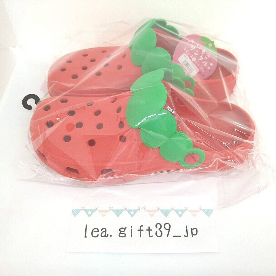 Strawberry Sandals Fruit Slippers Clog Shoes 2 Sizes Red From Japan New ...