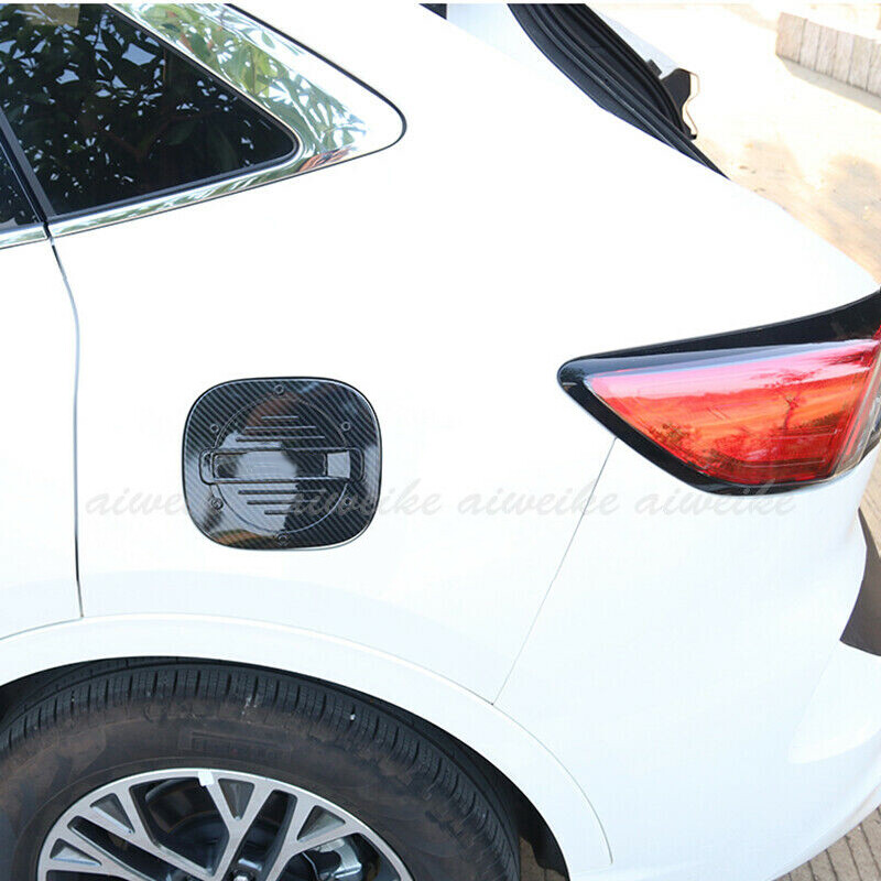 Fit For Ford Escape Kuga 2020-2024 Carbon Fiber Fuel Tank Cap Oil Gas ...