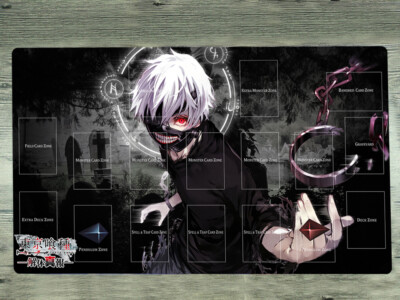 YGOmat Playmat Tokyo Ghoul TCG CCG Mat Kaneki Ken Anime Trading Card ...
