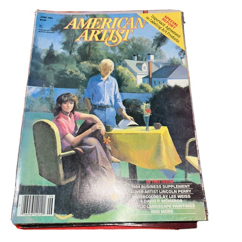 AMERICAN ARTIST June 1984 Lincoln Perry Randall Lake Lee Weiss Buffalo ...