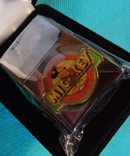 Mickey Mouse ZIPPO Velvet Case | eBay