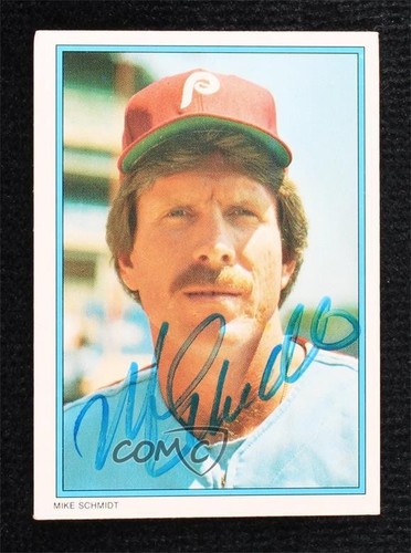 JSA Certified 1985 Topps Mike Schmidt #23 COA Auto HOF | eBay