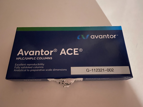 HPLC COLUMN, ACE 3 Excel C18, VWR Avantor, 2.1 x 50mm, EXL-111-0502U ...