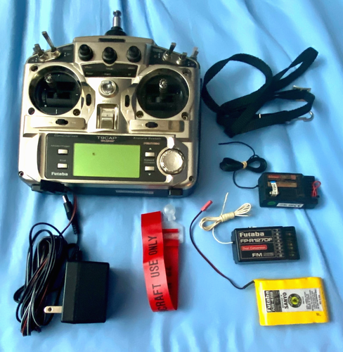 Futaba 9C Super FM PCM 72 Mhz Airplane Heli Transmitter 2 FM Receivers ...