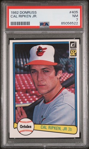 1982 Donruss Cal Ripken Jr. Rookie RC #405 PSA 7 | eBay
