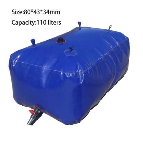 110L Large Water Bladder Tank Water Storage Bag For Camping Fishing ...