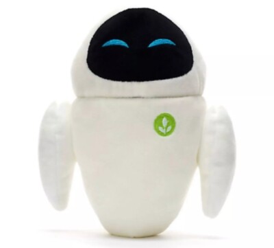 Eve Robot Disney Pixar Wall-E Eva Plush 7" Rotating Head, Squinting ...