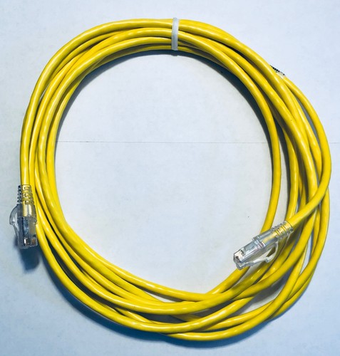 TE AMP CommScope 14ft CAT 6 Slimline Patch Cable Yellow | eBay