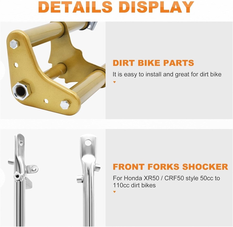 Honda CRF50 XR50 CRF XR 50 Front Forks Suspension with Triple Tree ...