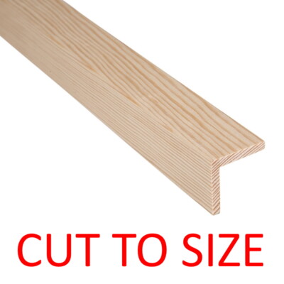 Angle pine corner trim moulding beading wooden timber edging cushion ...