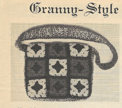vintage, Granny-Style Shoulder Bag crochet pattern instructions | eBay