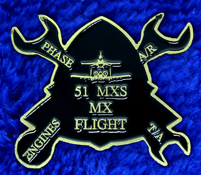 USAF 51st Maintenance Squadron 51 MXS MX Flight Phase Engines Challenge ...