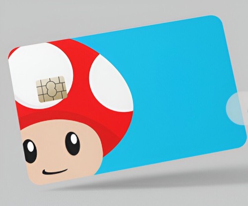 New Toad Mario Brothers Debit/credit Card Sticker Skin | eBay