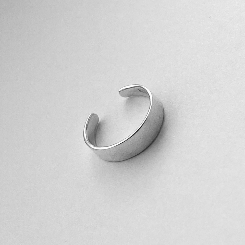 Sterling Silver High Polish Band Toe Ring, Midi Ring, Pinky Ring ...